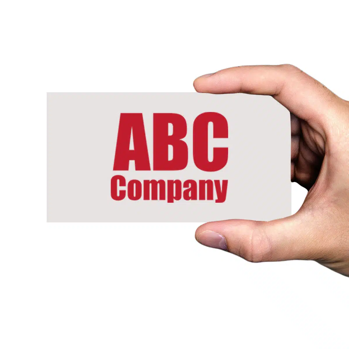 Sample Business Card for ABC – South City Print